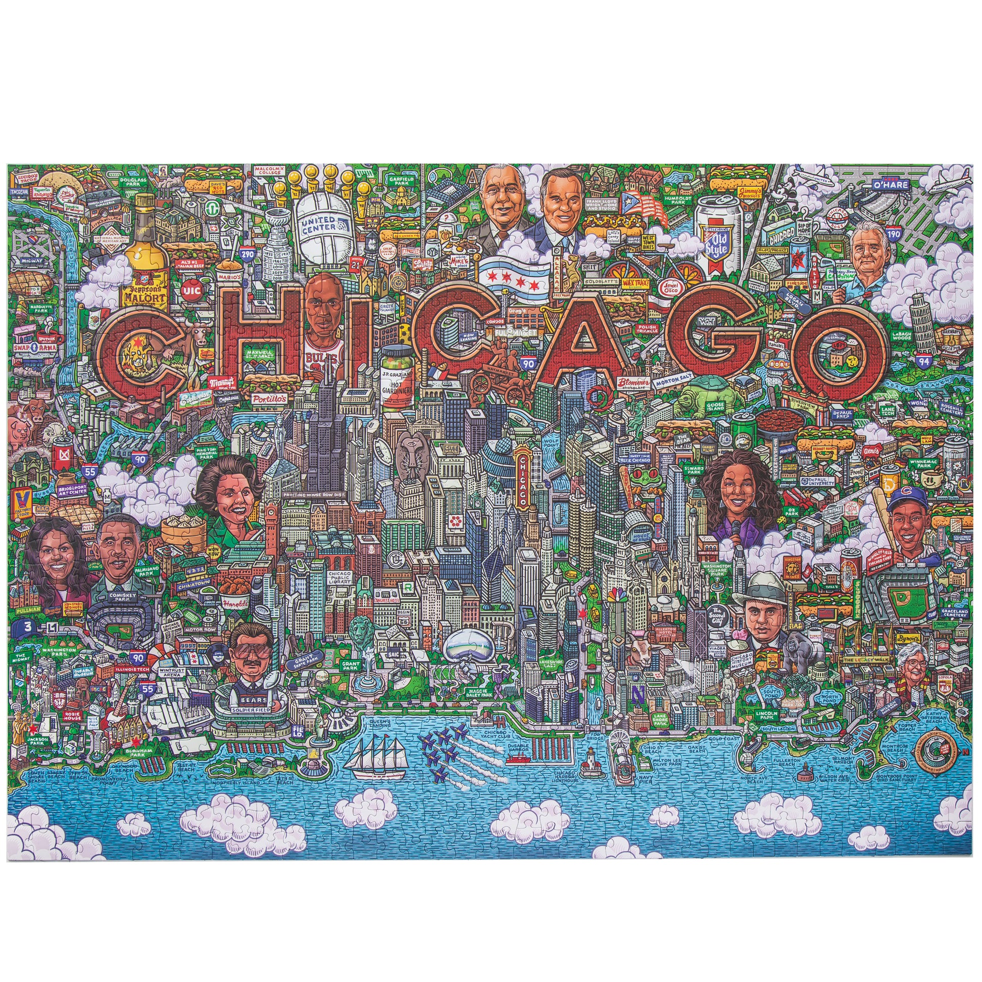 Chicago | 1000 Piece Puzzle – Birdie Puzzles
