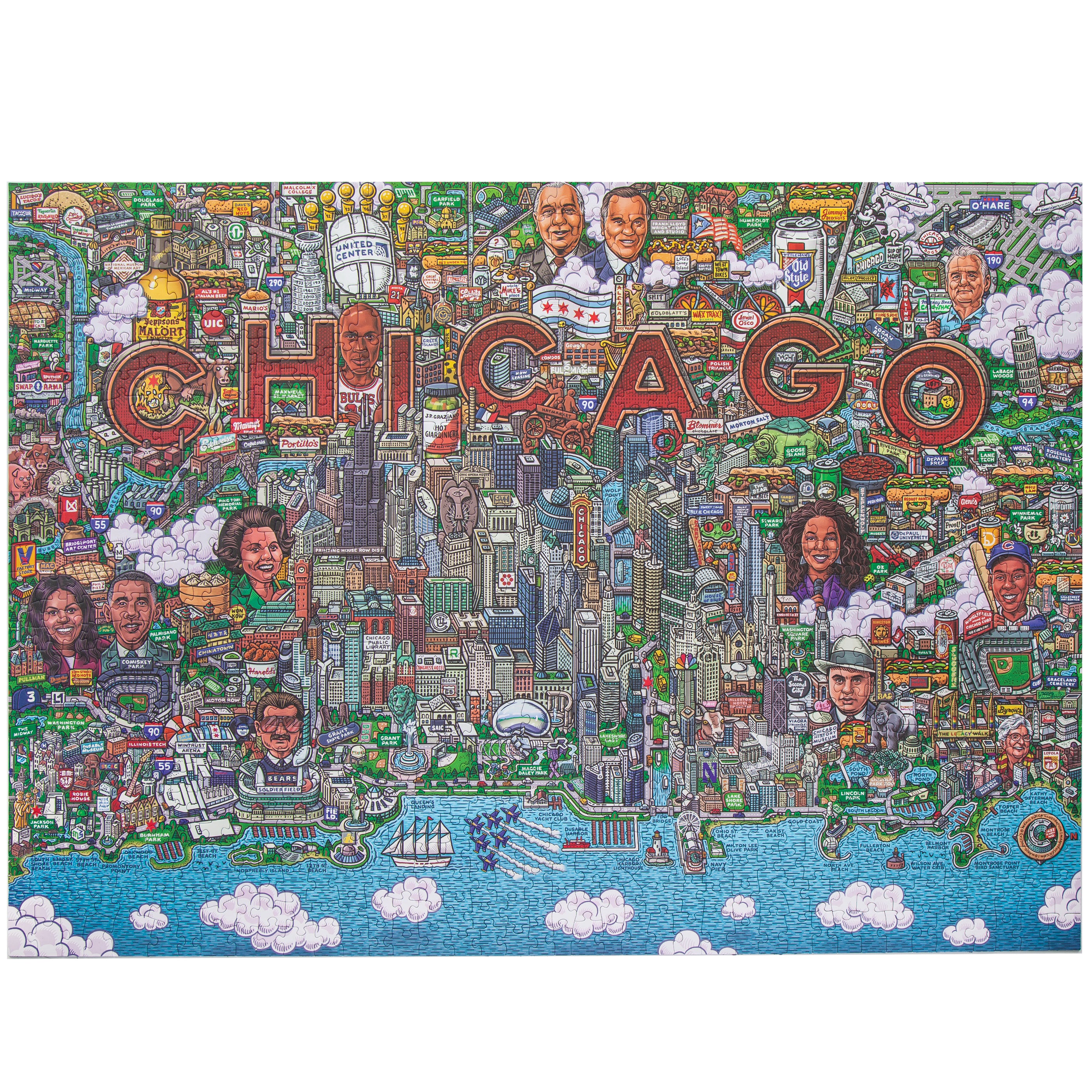Chicago | 1000 Piece Puzzle – Birdie Puzzles