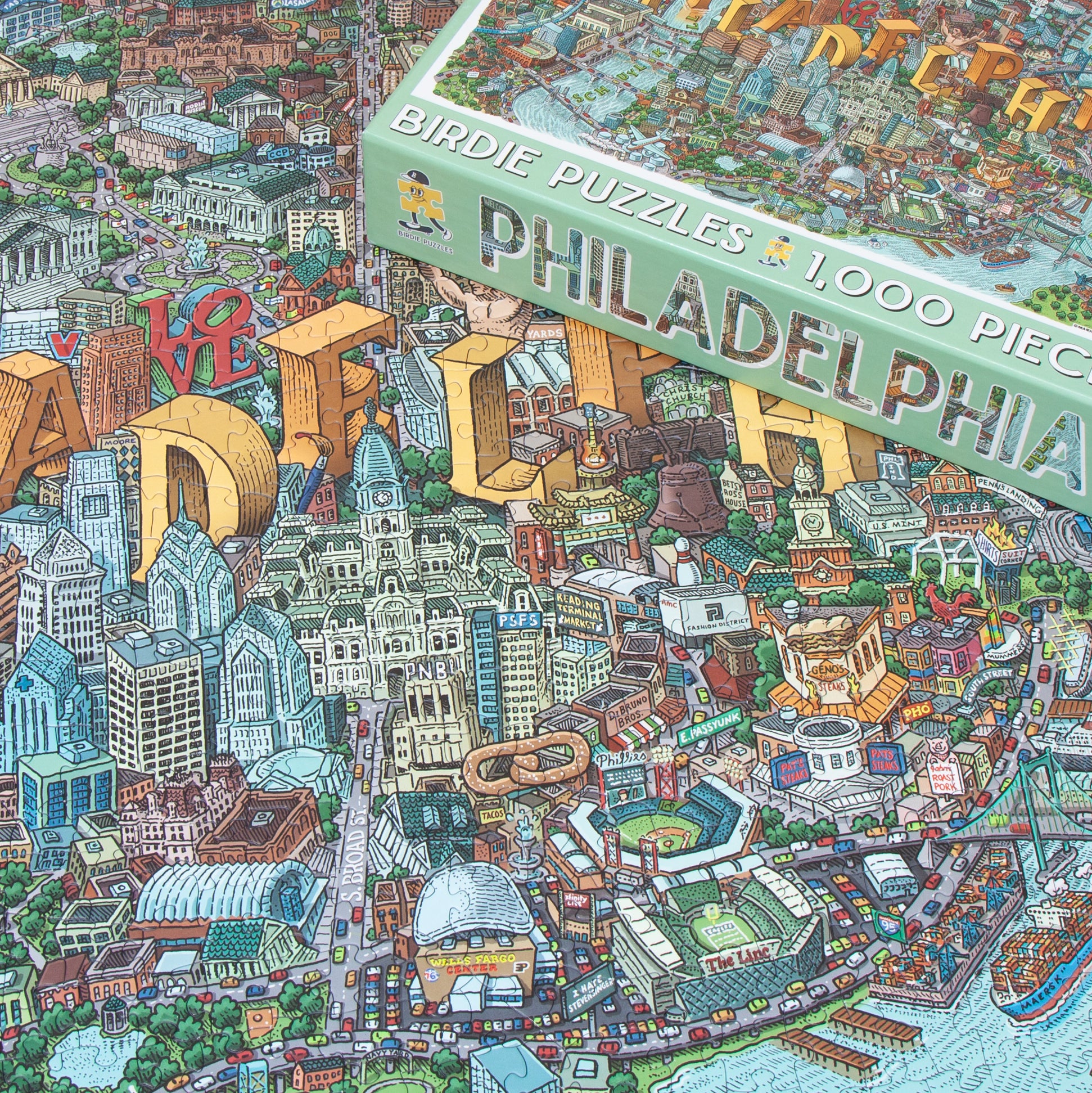 Philadelphia | 1000 Piece Puzzle – Birdie Puzzles